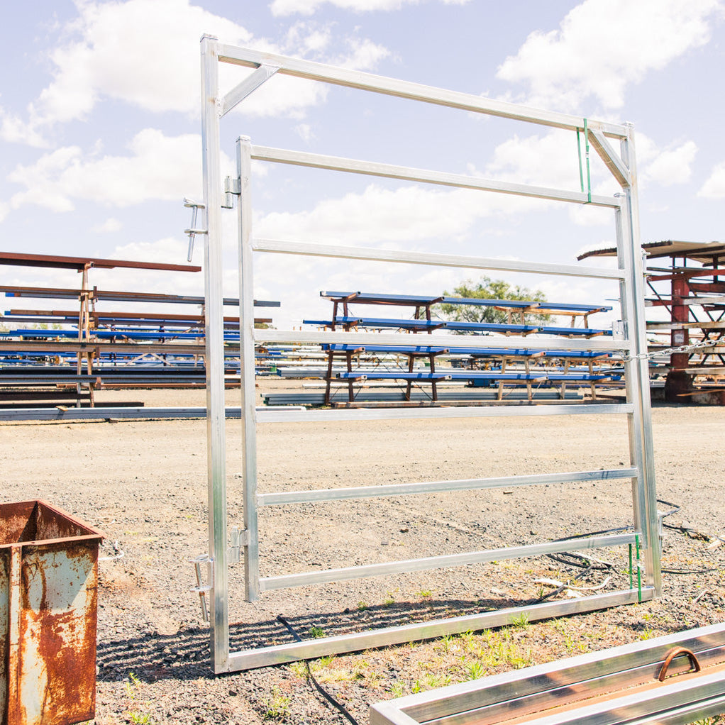 Gate in Frame | Rural Construction | Dalby Steel — Dalby General Steel